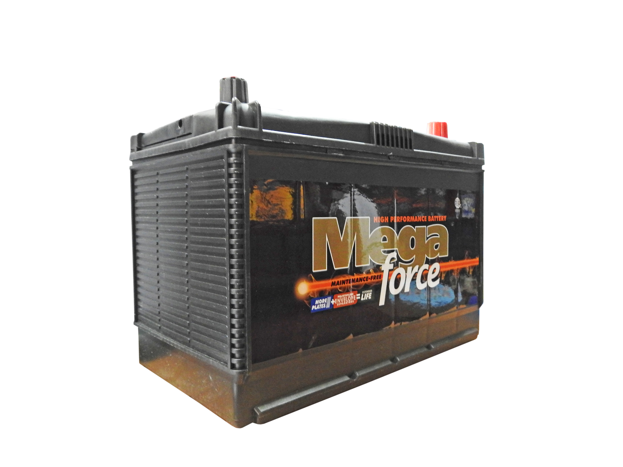 Mega Force 3SMF 105D31L (105AMPS) Maintenance Free Automotive Battery ...