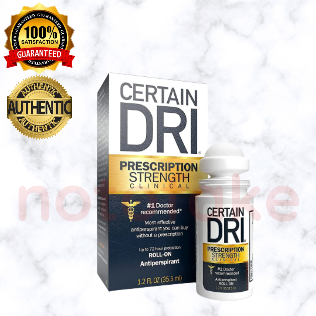 CERTAIN DRI PRESCRIPTION STRENGTH CLINICAL ANTIPERSPIRANT DEODORANT ...
