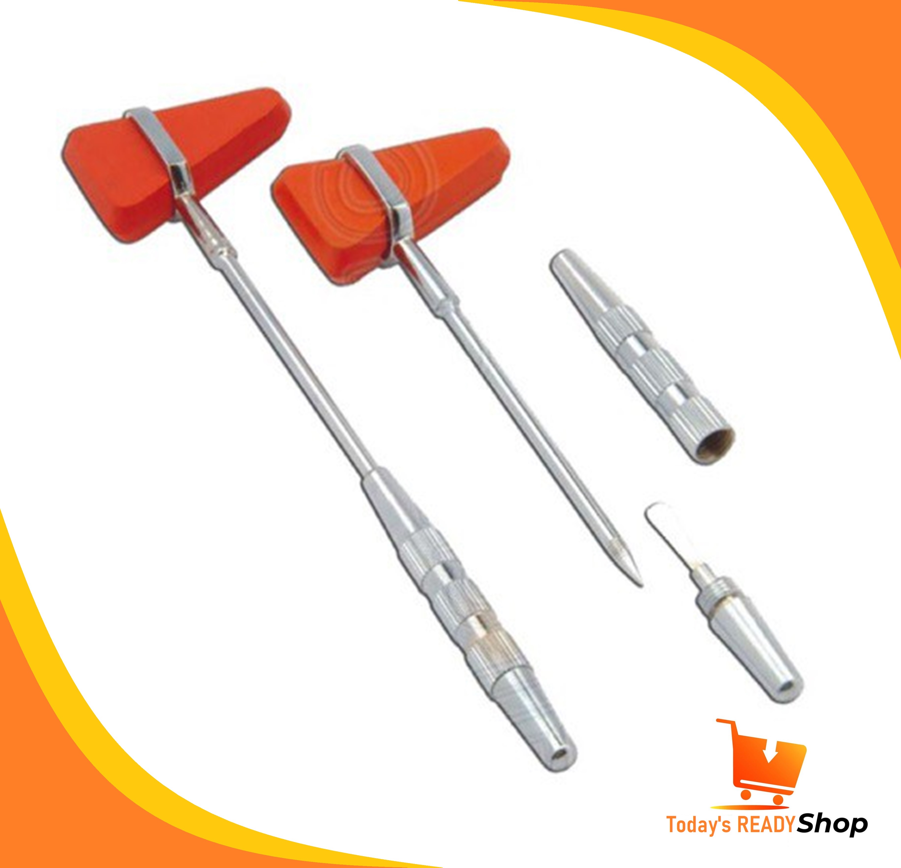 Neuro Reflexology Hammer Neuro Hammer with Pin and Brush Neuro Reflex ...