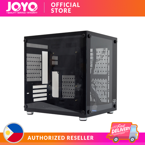 CVS KRONOS GAMING PC CASE W/ TEMPERED GLASS FRONT+SIDE/USB3/ BLACK (M ...