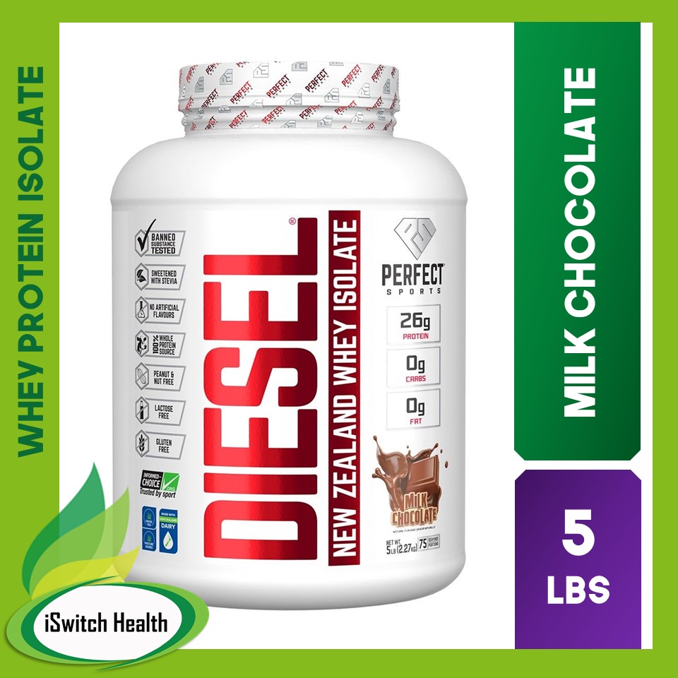 Perfect Sports Diesel 100% New Zealand Whey Protein Isolate - 5lbs ...