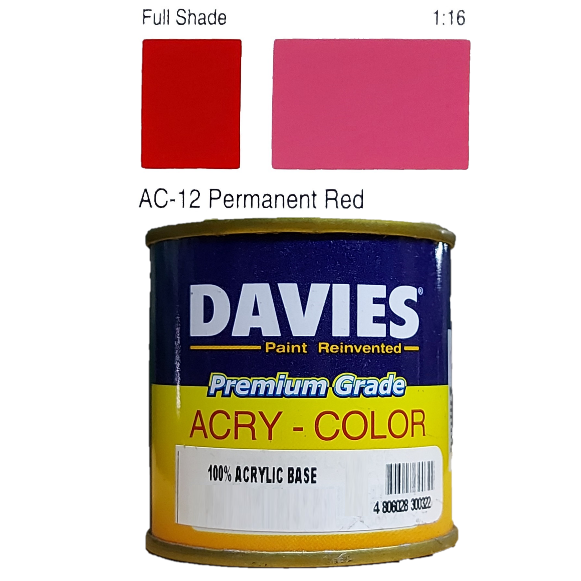 Davies Acry Color Acrylic Base (Available in Different Colors) - 60mL ...