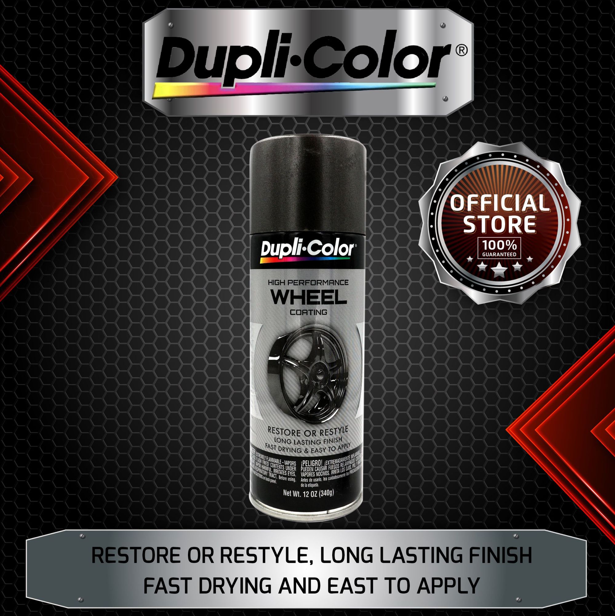 Dupli Color Graphite High Performance Wheel Coating Spray Paint HWP102 ...