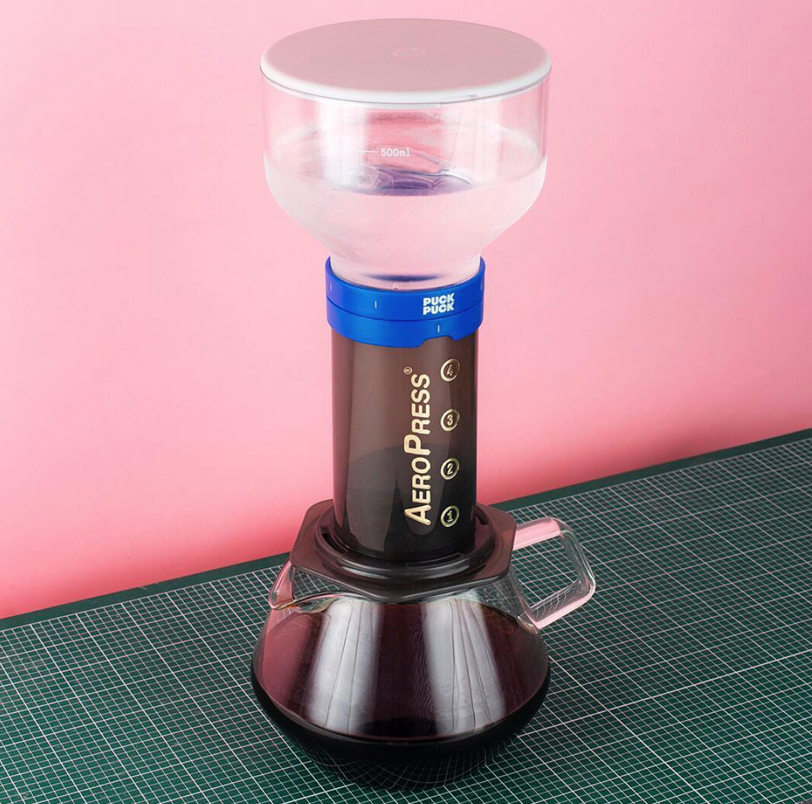 PUCK PUCK Slow Drip Cold Brew Coffee Adaptor for AeroPress & Aero Press ...