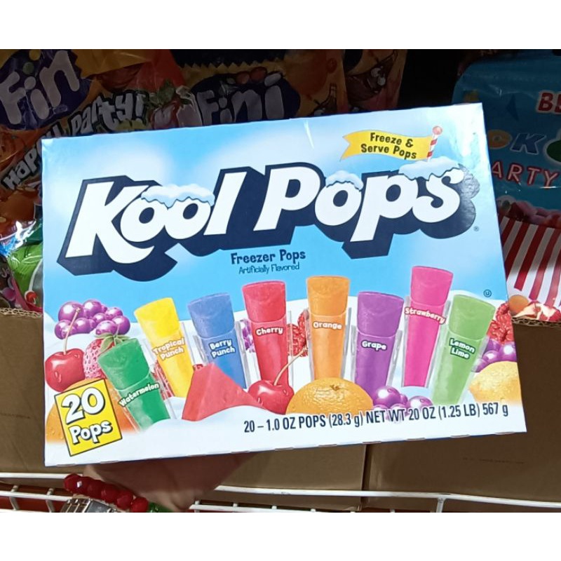 Kool Pops 20pcs.Freezer Pops Assorted Ice Candy (567g) ️ ️ ️ | Lazada PH