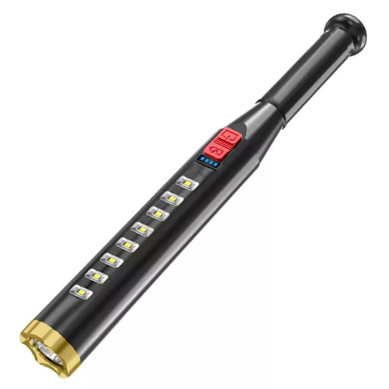 JH 9 LED Powerful Flashlight Baseball Bat Torch Outdoor Patrol ...