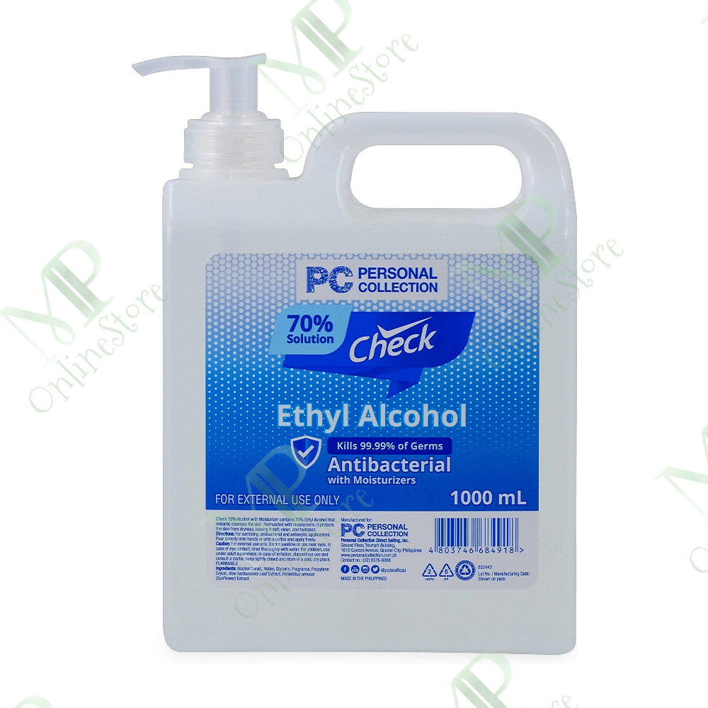 PC Check Alcohol 70% Ethyl / Antibacterial 100ml | Lazada PH