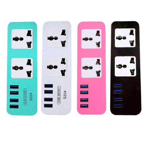 Riley MNL - Power Extension Cord 4 USB Port and 2 UK Socket / Portable ...