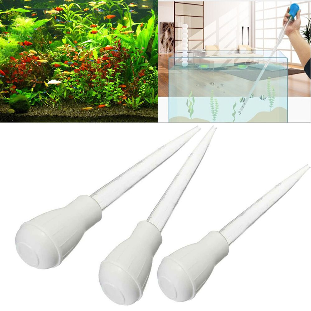 Durable Pipe Tube BBQ Supply Fish Tank Siphon Pump Aquarium Clean Tool ...