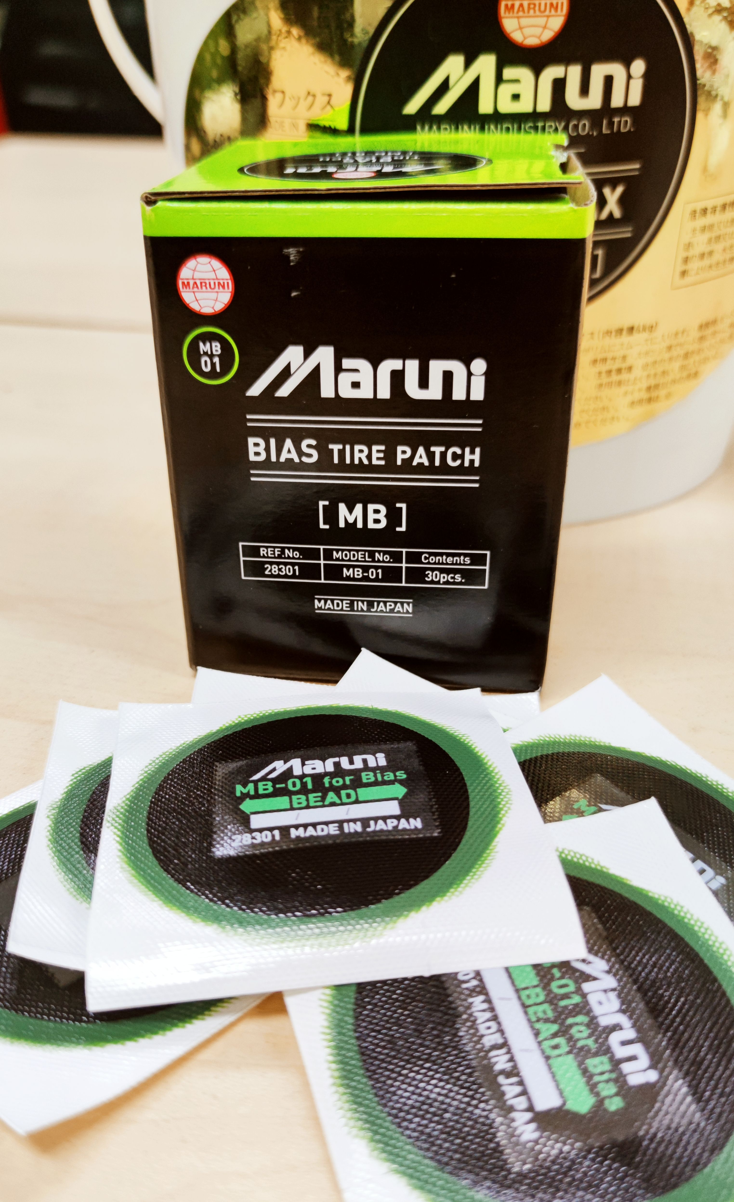 Maruni Japan Vulcanizing Tire Patch MB-01 for SUV and Heavy Trucks ...
