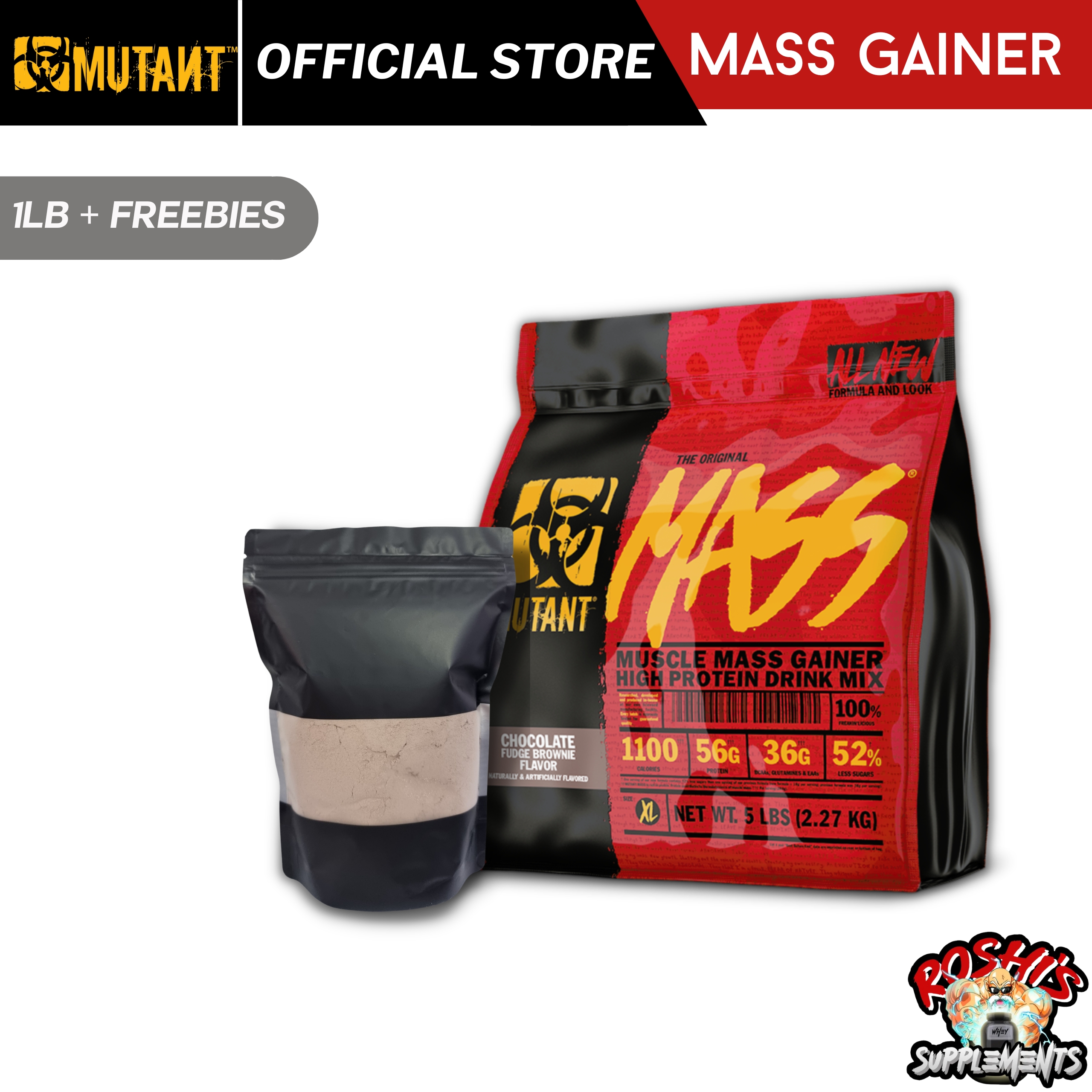 MUTANT MASS WEIGHT GAINER PROTEIN POWDER (1LB/2LBS) | Lazada PH