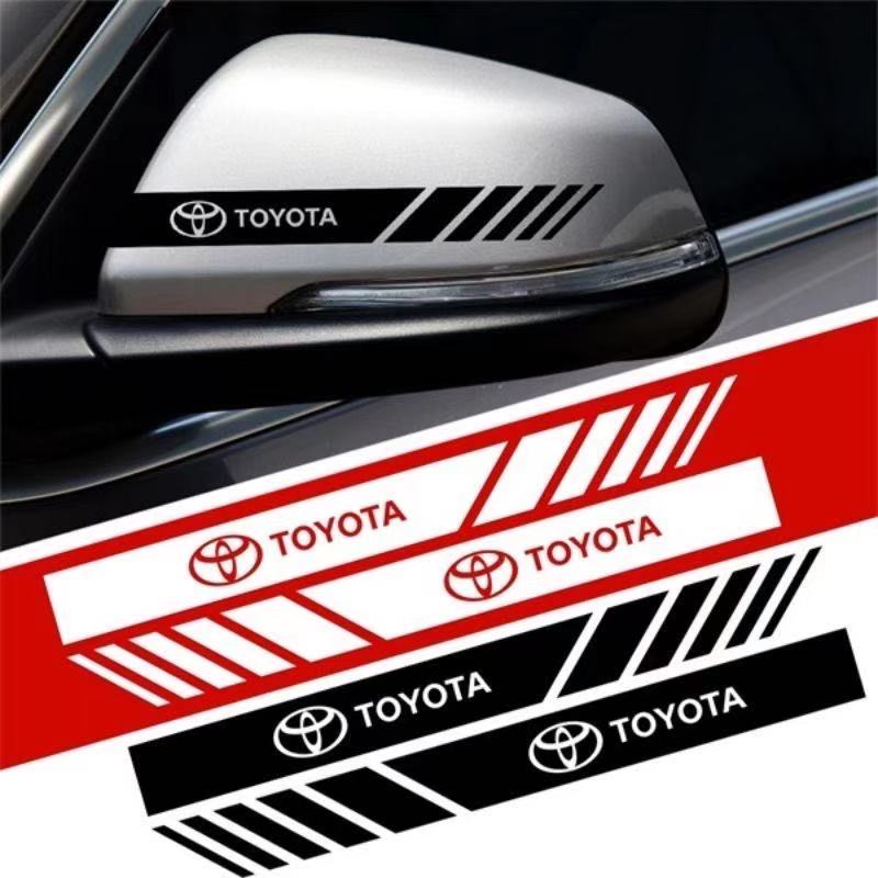 SYB 2PCS TOYOTA SPORT Rear view mirror sticker C-44 | Lazada PH