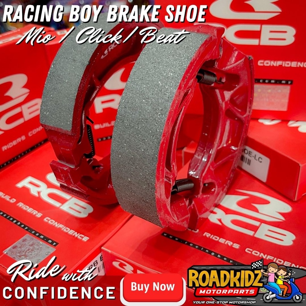 RACING BOY BRAKE SHOE (RCB) MIO/CLICK/BEAT | Lazada PH