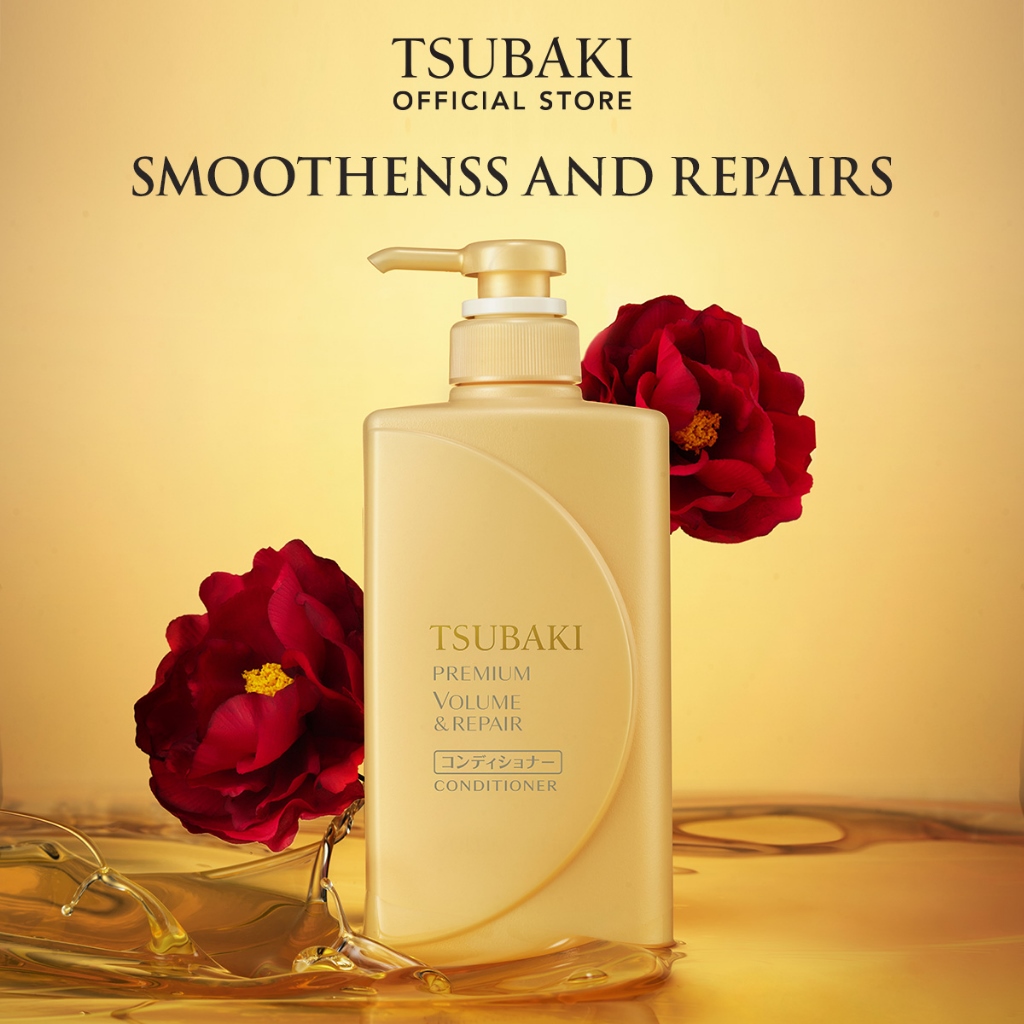 Tsubaki Premium Volume And Repair Conditioner 490ml | Lazada PH