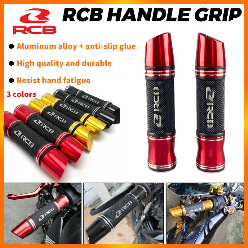 E&M Motorcycle RCB Handle Grip [AHG13] CNC Alloy Handle Grip Universal ...