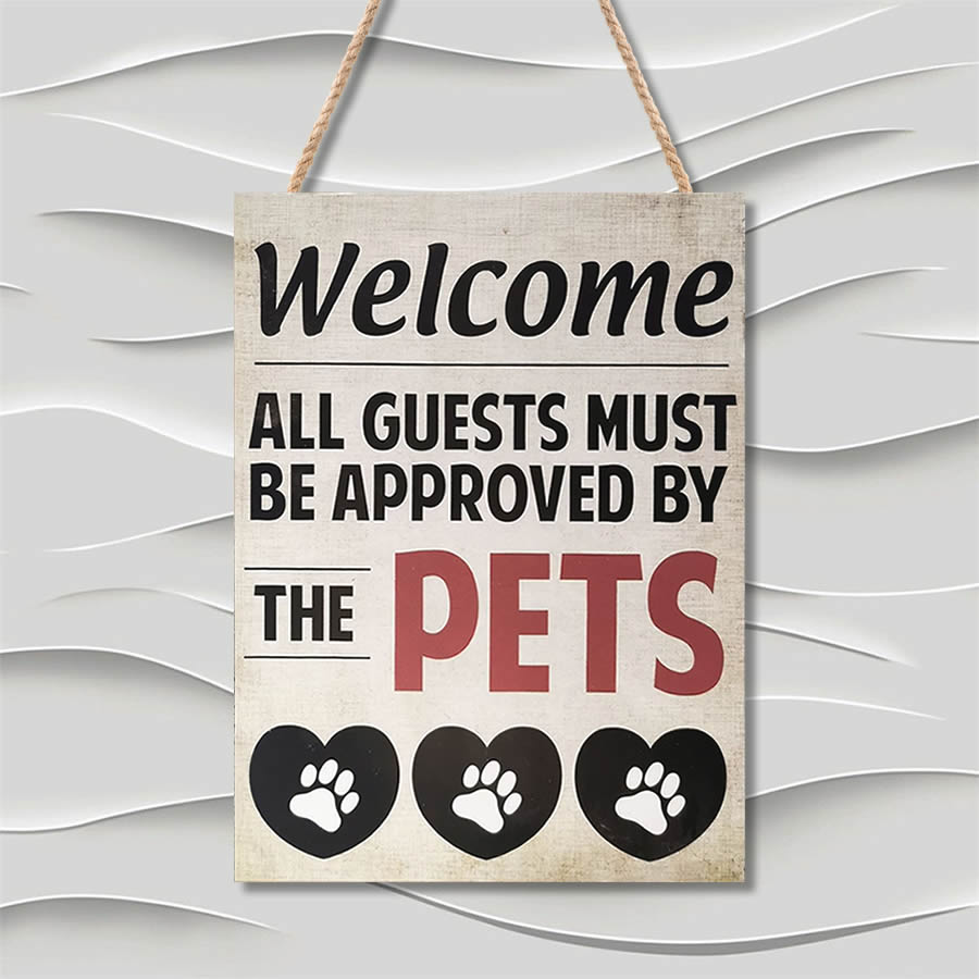 MY PET Sign MDF Hang Wood Wall Decor 7x9.5 Inches | Lazada PH