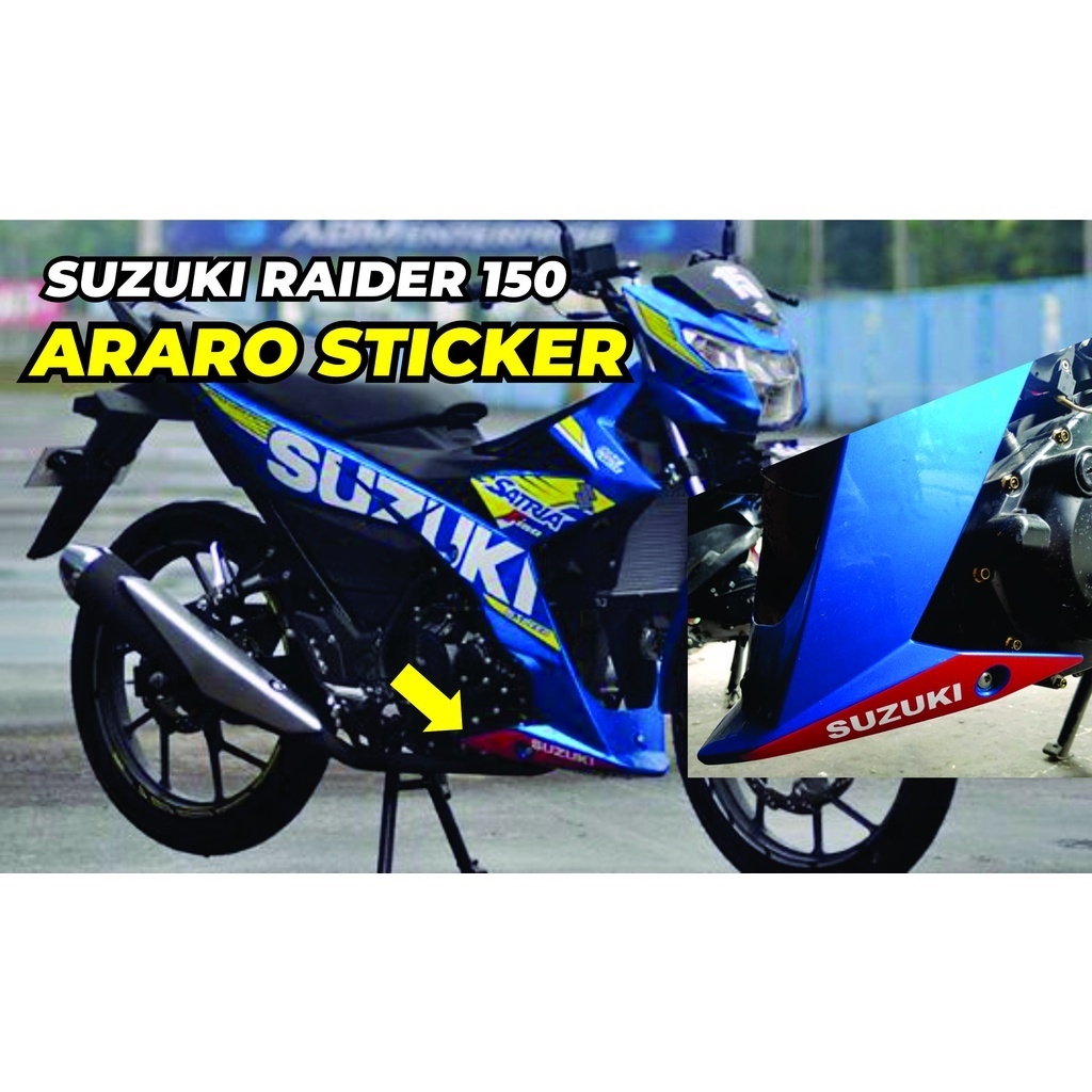 Suzuki Raider Fi 150 UNDER COWLING ARARO DECALS I MOTO GP | Lazada PH