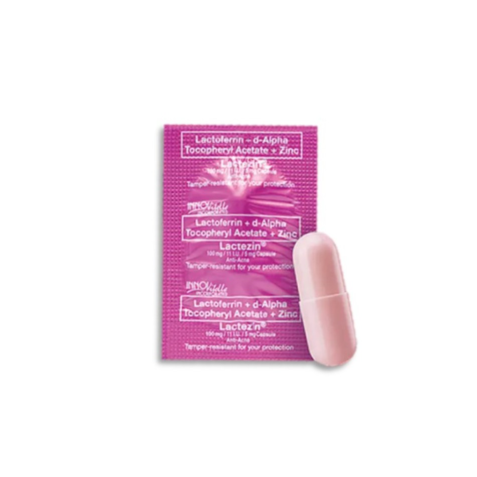 Lactezin Anti-Acne 16 capsules (Lactoferrin + Vitamin E + Zinc) | Lazada PH