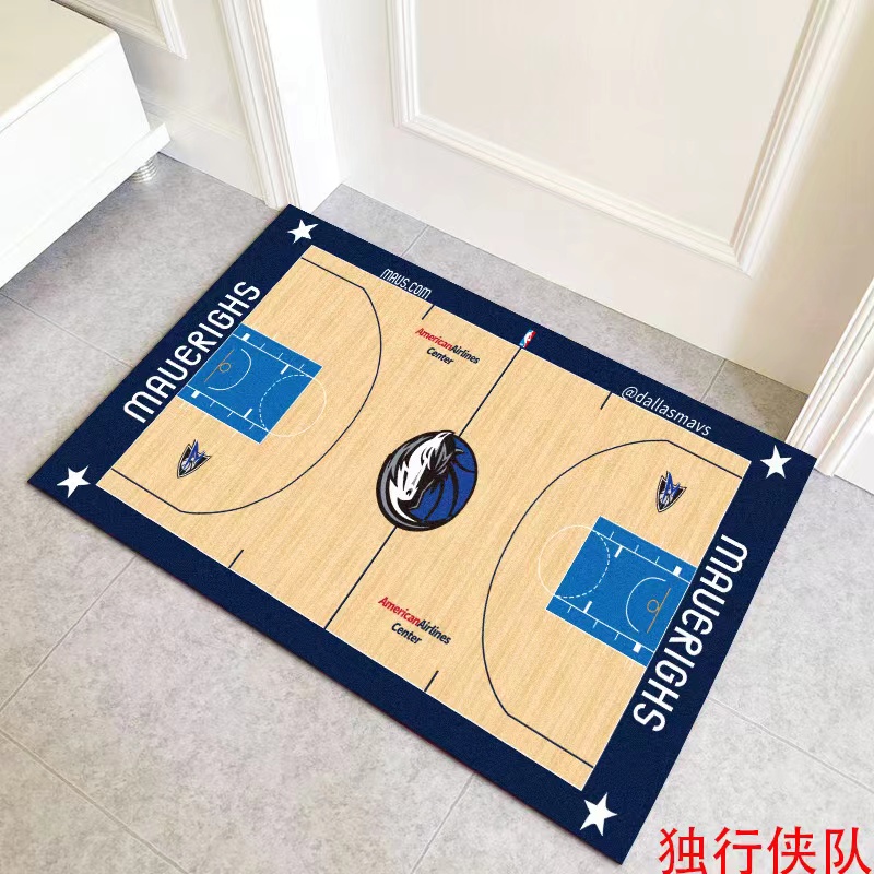 DOORMAT SIZE40X60CM NBA Lakers Warriors Trend Mat Basketball Court ...
