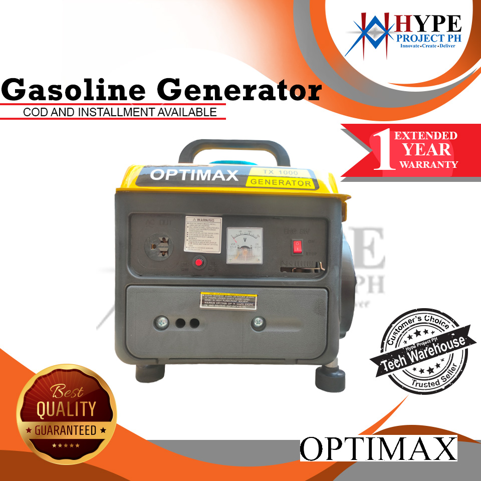 Optimax Gasoline Generator 1000 Watts | Lazada PH