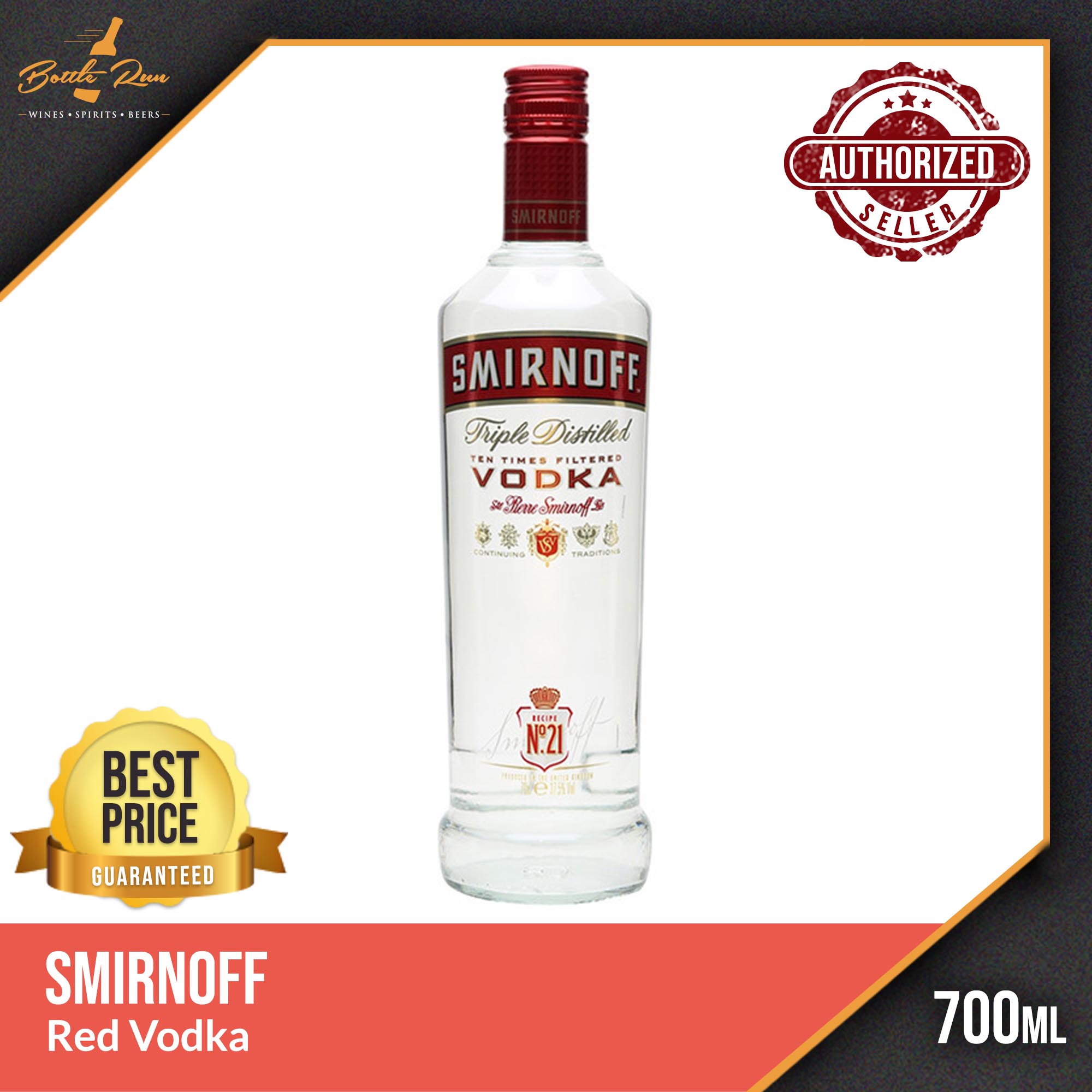 Smirnoff Red Vodka 700ml | Lazada PH