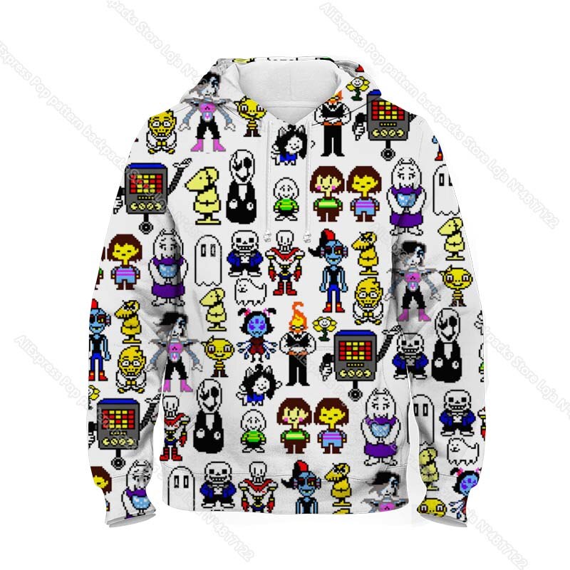 Children UNDERTALE Sans And Papyrus 3D Print Hoodies Spring Autumn Boys ...