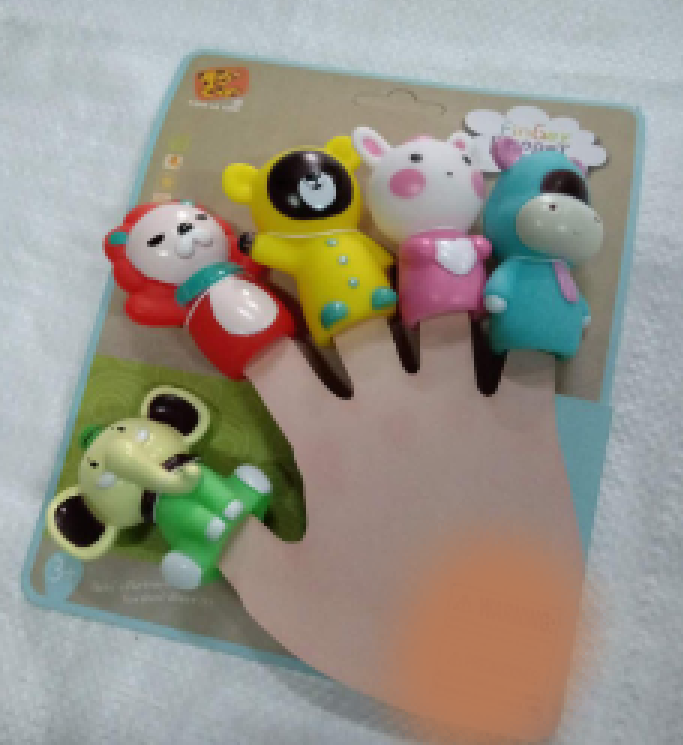 Animal Finger Puppets Rubber Animals Finger Puppet Set Surprised Fun ...