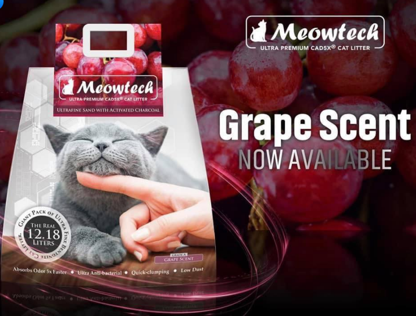 Meowtech Ultra Premium CAD5X Cat and Kitten Litter Lemon Scent 12.8L 9 ...