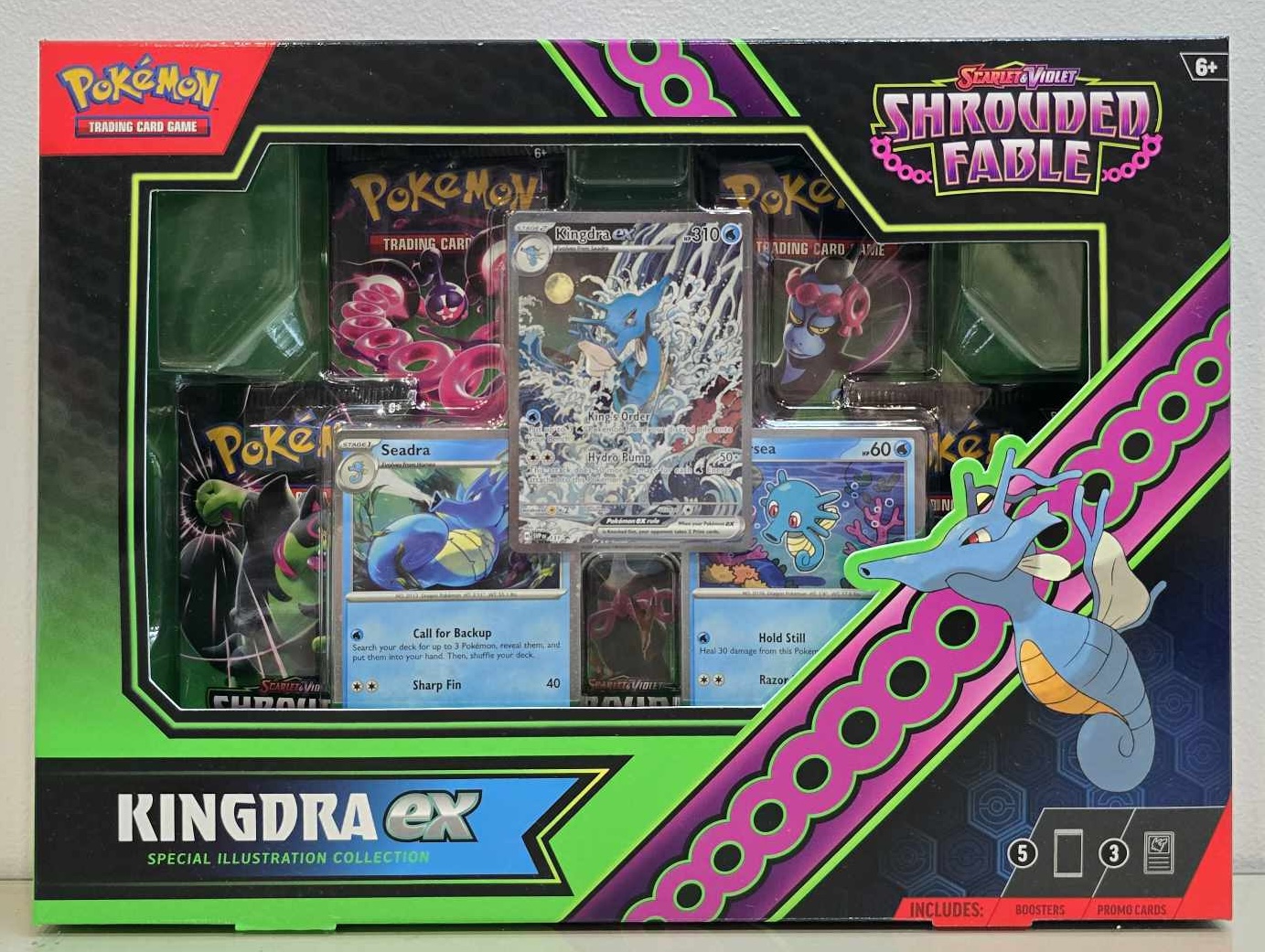 Pokemon TCG Scarlet & Violet Shrouded Fable Kingdra ex Special Illustration Collection | Lazada PH
