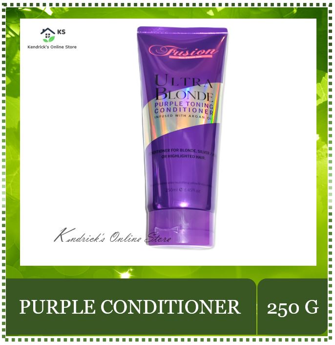 Fusion Ultra Blonde Purple Shampoo, Conditioner Anti yellow technology ...