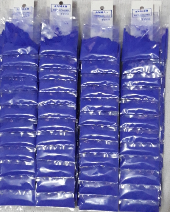 Tina Powder -Bluing Powder for Laundry 1x12 1Layer Net.50grams Packed ...