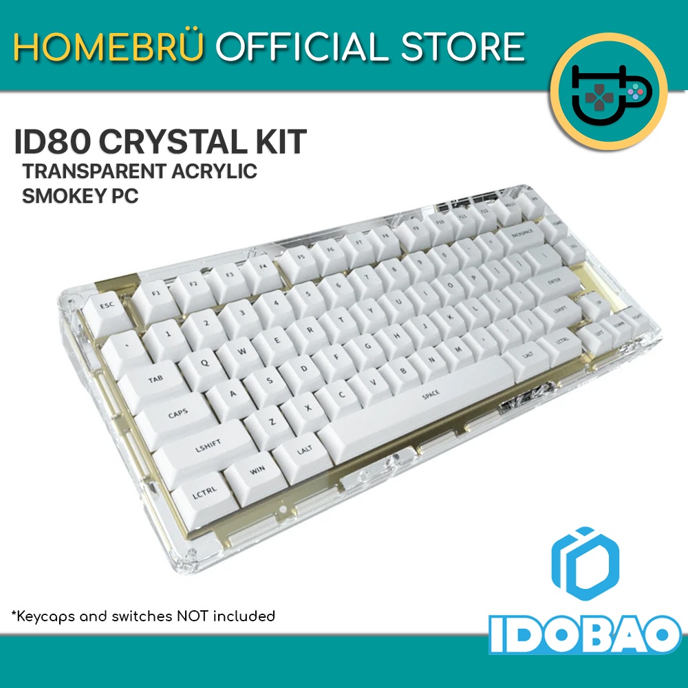 IDOBAO ID80 CRYSTAL MECHANICAL KEYBOARD KIT (GASKET MOUNT VERSION ...