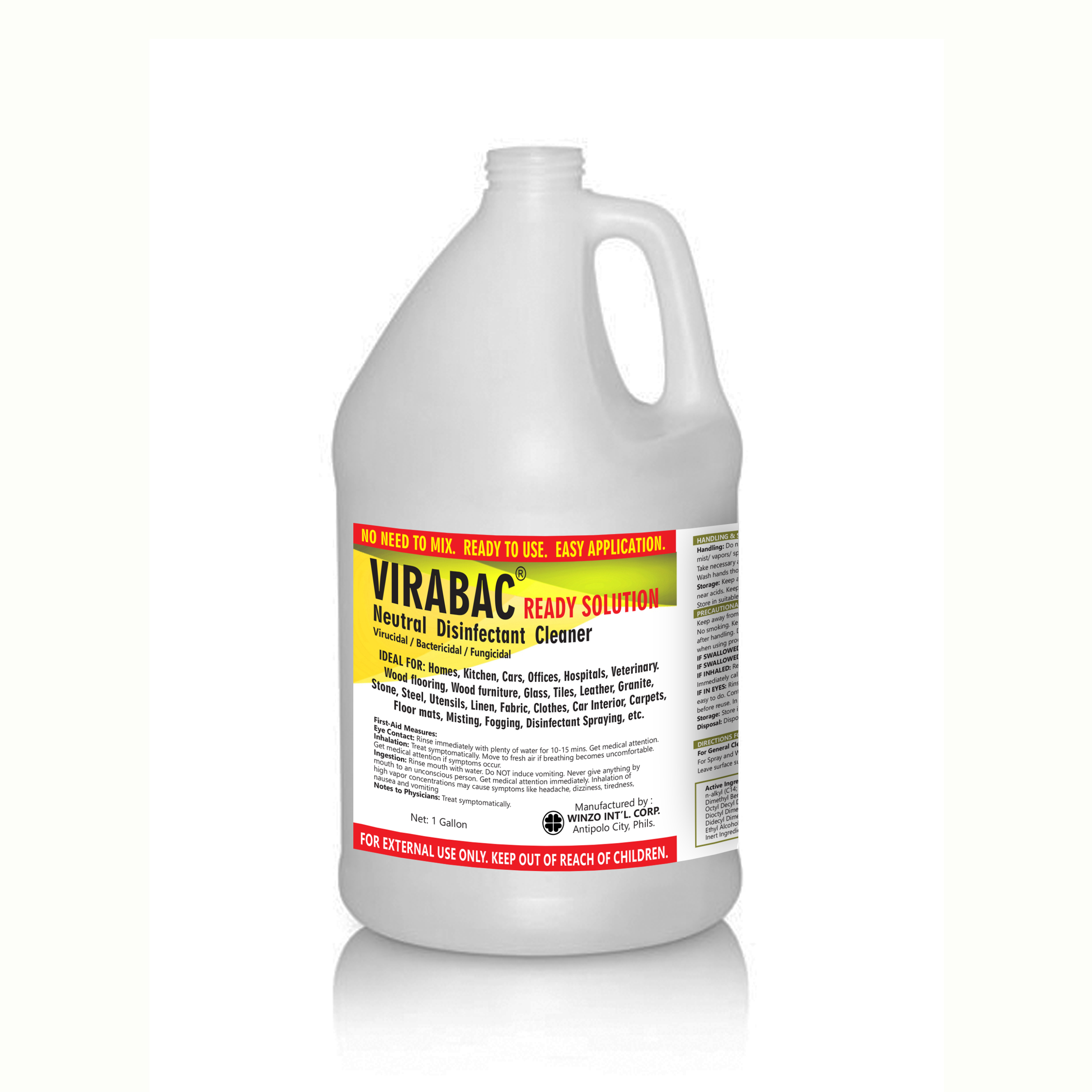 Virabac Ready-to-use Disinfectant Solution | Lazada PH