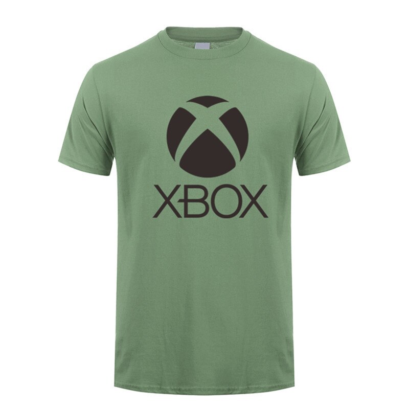 Men T-shirts Xbox Logo T Shirt Summer Cotton Short Sleeve Video Game ...