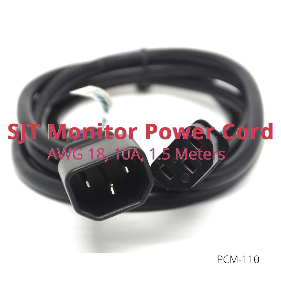 3C Connections / SJT 10A C13 to C14 Power Cord (UL) (1.5 meters and 3 ...