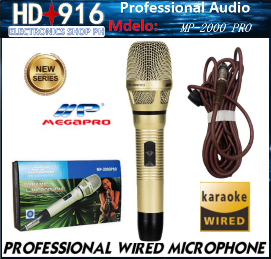The Megapro MP-2000 High Quality Professional Microphone System MP-2000 ...