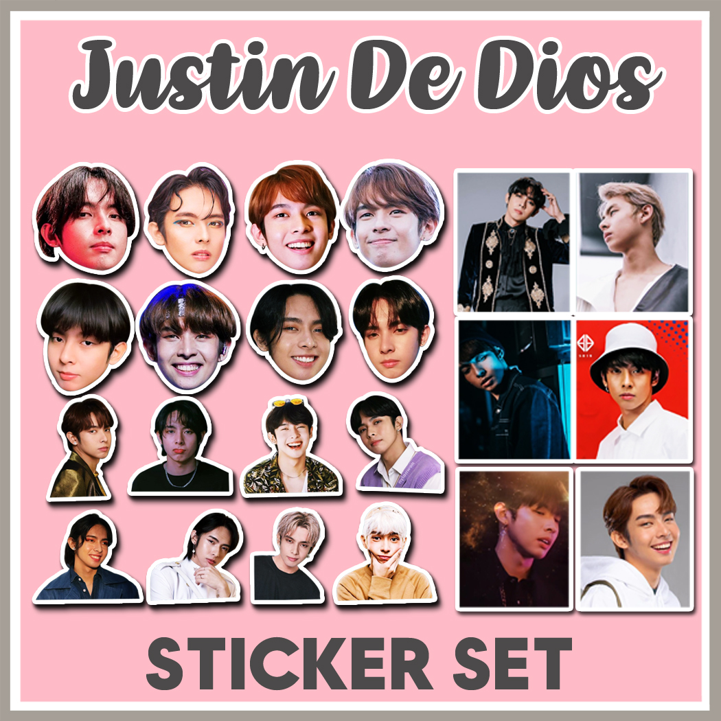 SB19 Justin De Dios Sticker Set (22 pcs) | Lazada PH