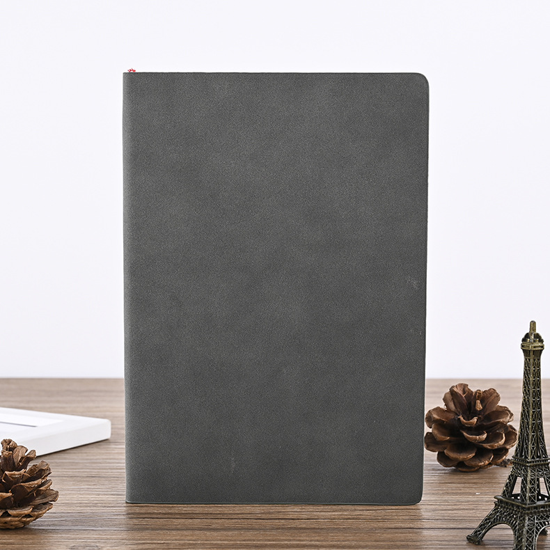 A5 PU Leather Notebook School Student Soft Leather Cover Notebook ...
