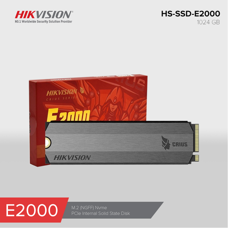 Hikvision HS-SSD-E2000 Crius Series Gen.3*4 M.2 PCIe SSD Solid State ...