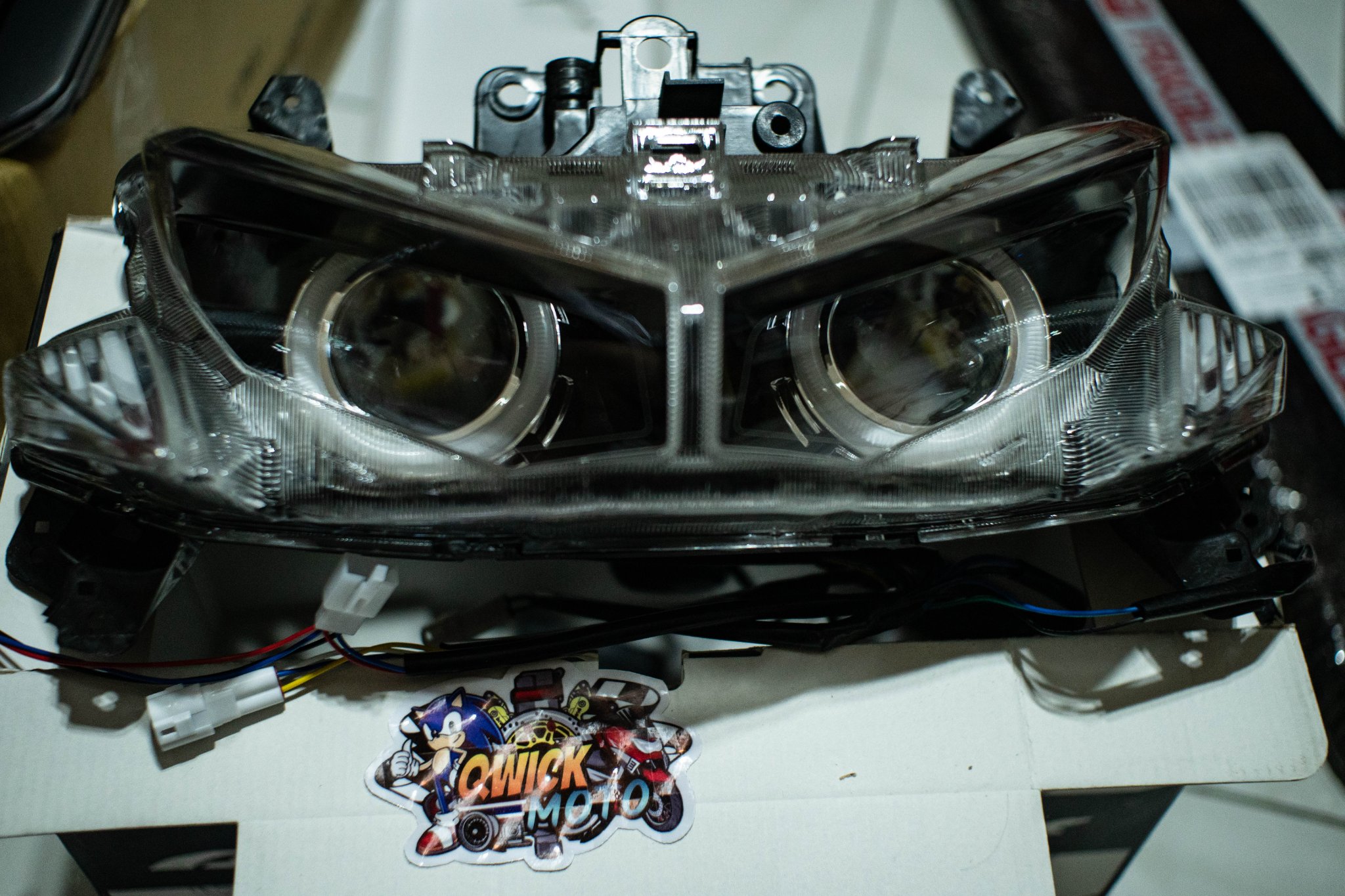 SHARK headlight for Aerox v1 (Projector Type) | Lazada PH