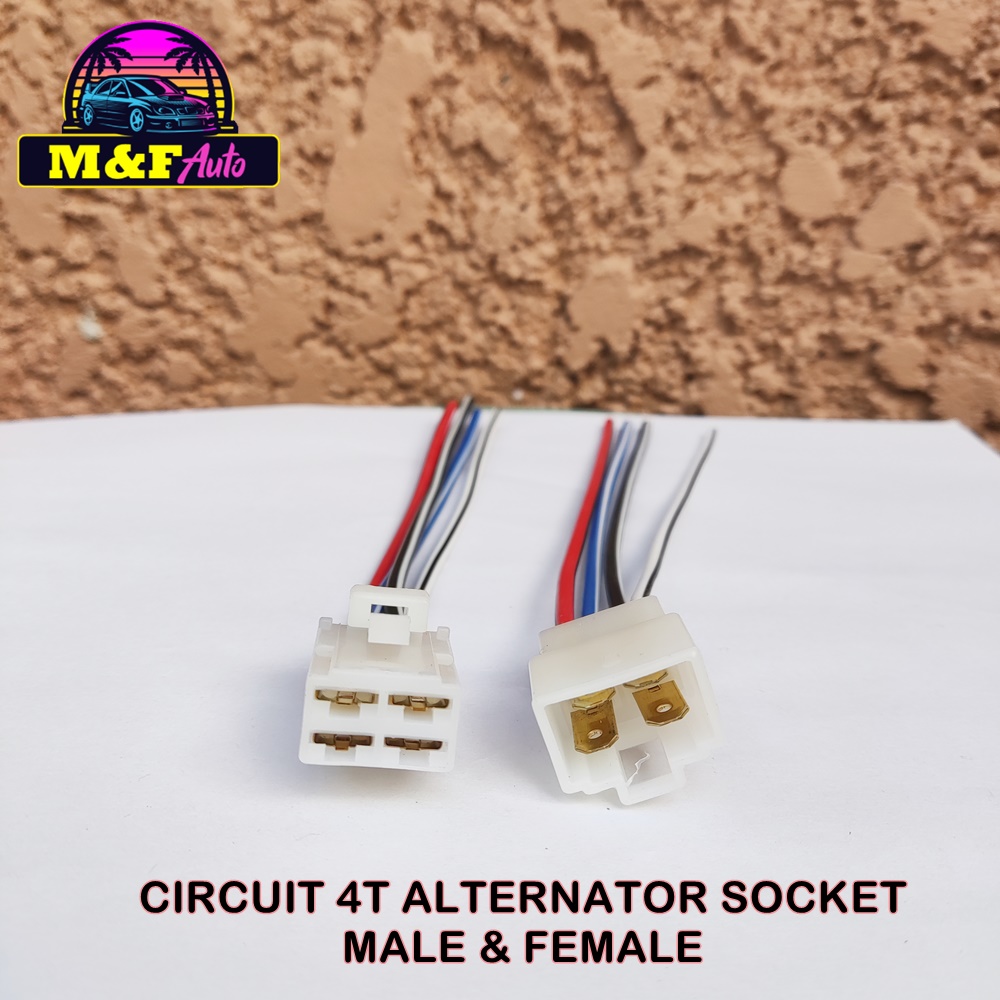 Alternator Socket Male & Female Set | Lazada PH