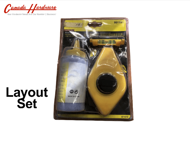 Canada Hardware Chalkline marker with powder pitik level bar chalk line ...