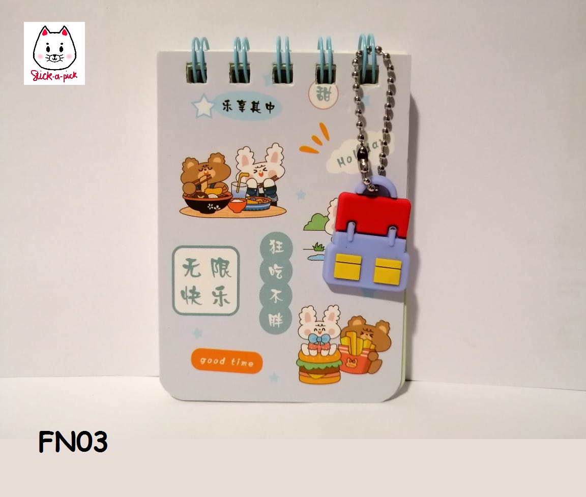 CUTE KAWAII FLIP SPRING NOTEBOOK A7 SIZE | Lazada PH