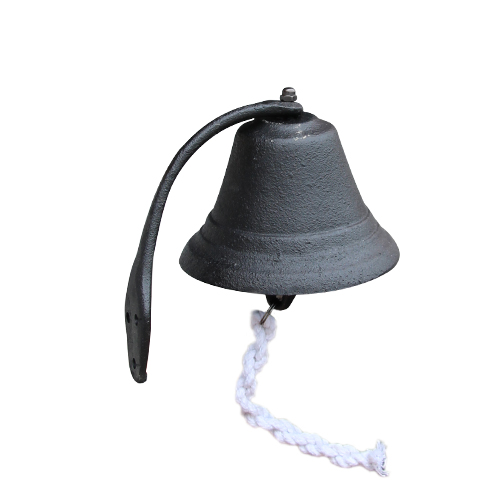 Chinese-style hand-ringing door creative big bell retro wall-hung cast ...