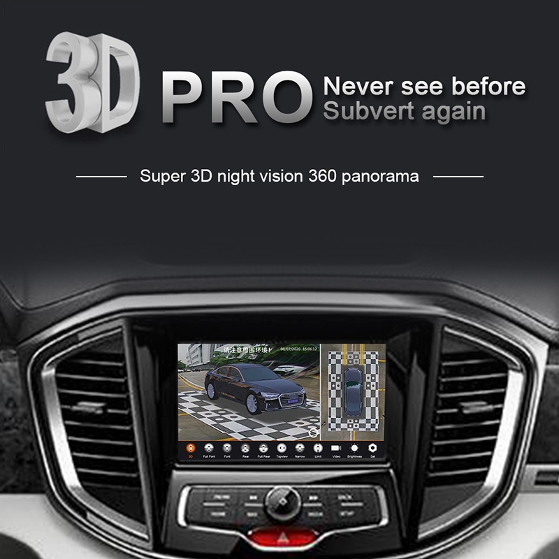 3D 1080P HD 360 Degree Bird View Surround System Panoramic View All ...