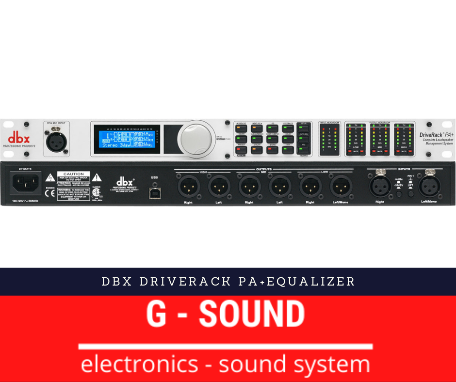 DBX DriveRack PA+ Complete Equalization & Loudspeaker Control System | Lazada PH
