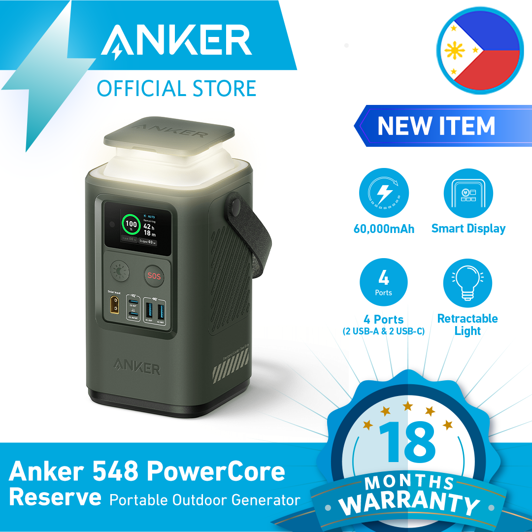 Anker 548 PowerCore Reserve 192Wh 60,000mAh Power Station Portable ...