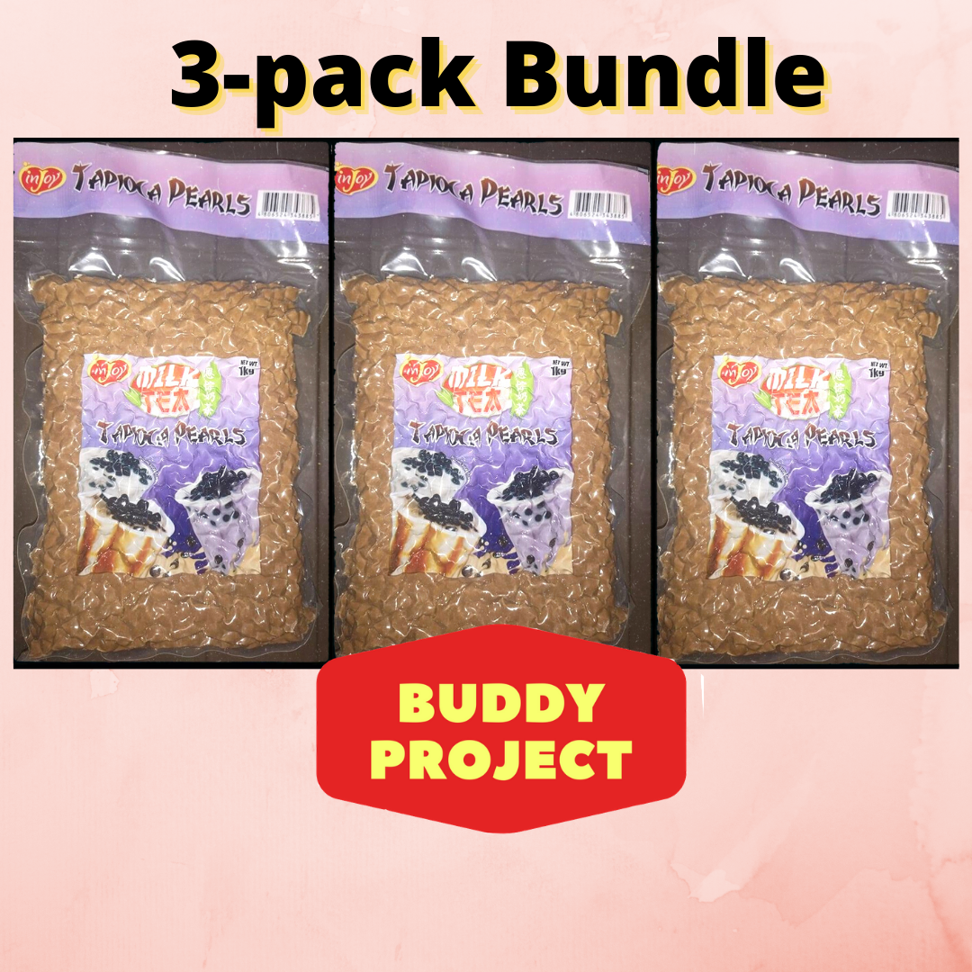 Injoy Tapioca Pearls 3-packs of 1 KG | Milk Tea Pearl Sago | Lazada PH