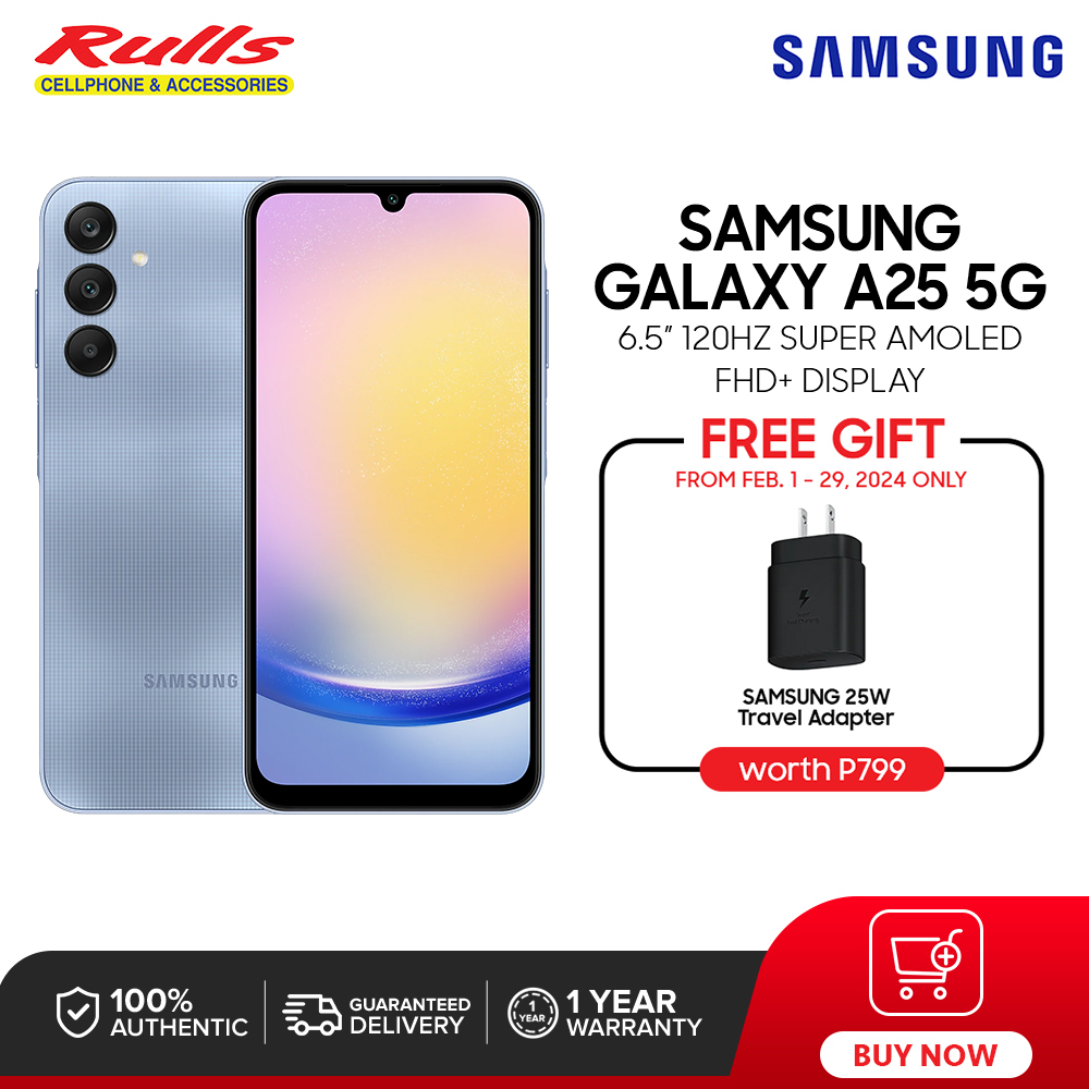 Samsung Galaxy A25 5G Smartphone | 8GB+256GB | Octa-core Processor | 6. ...