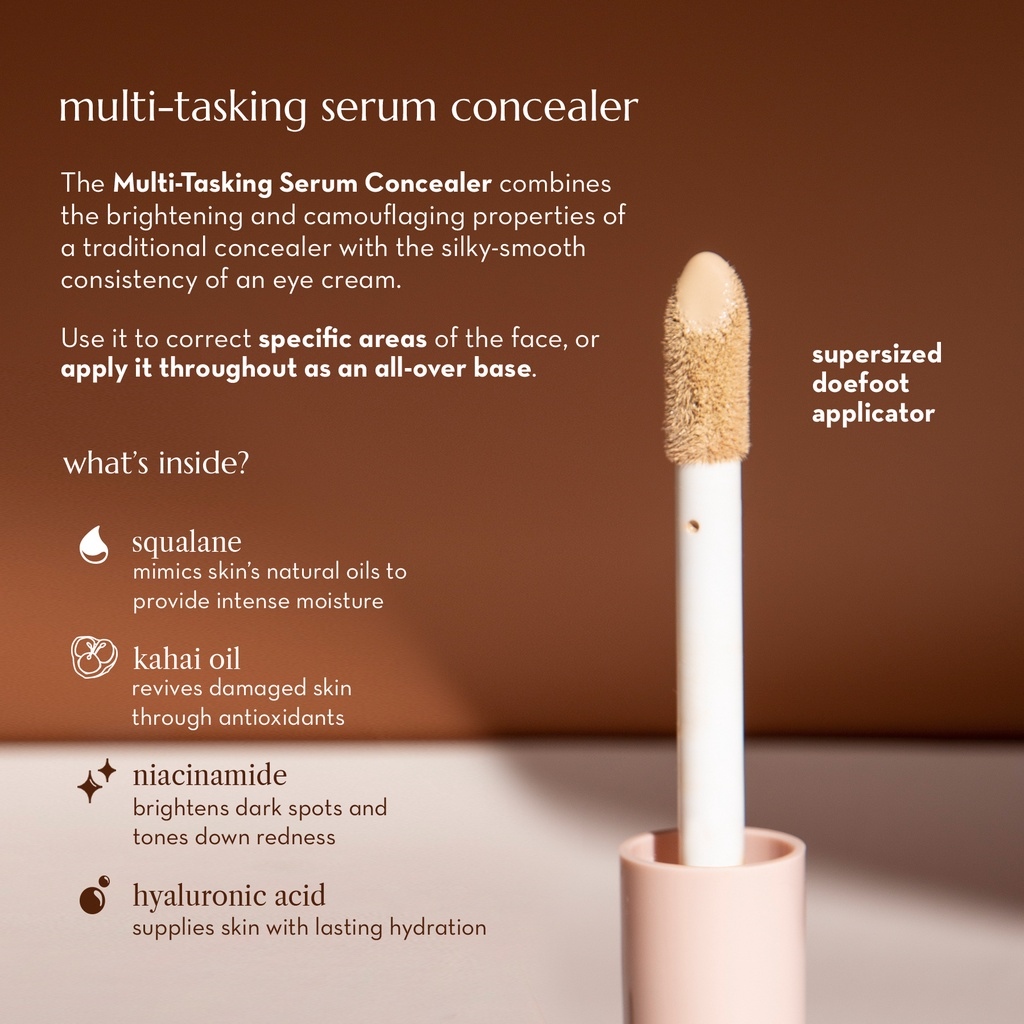 Happy Skin Second Skin Multi-Tasking Serum Concealer in Light Beige ...